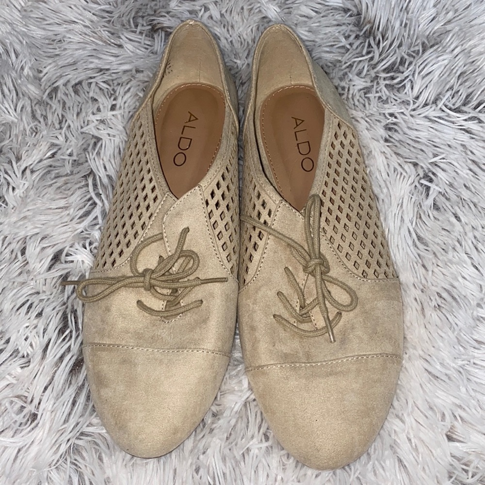 Aldo Khaki Mesh Shoes - Gem